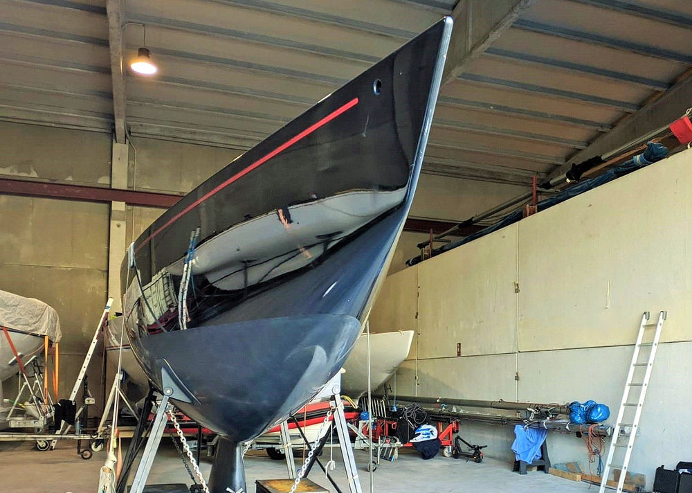 Hull 3D laser scanning high performance yacht - Europe