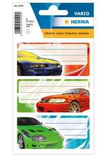 Cars School Name Labels | de rock