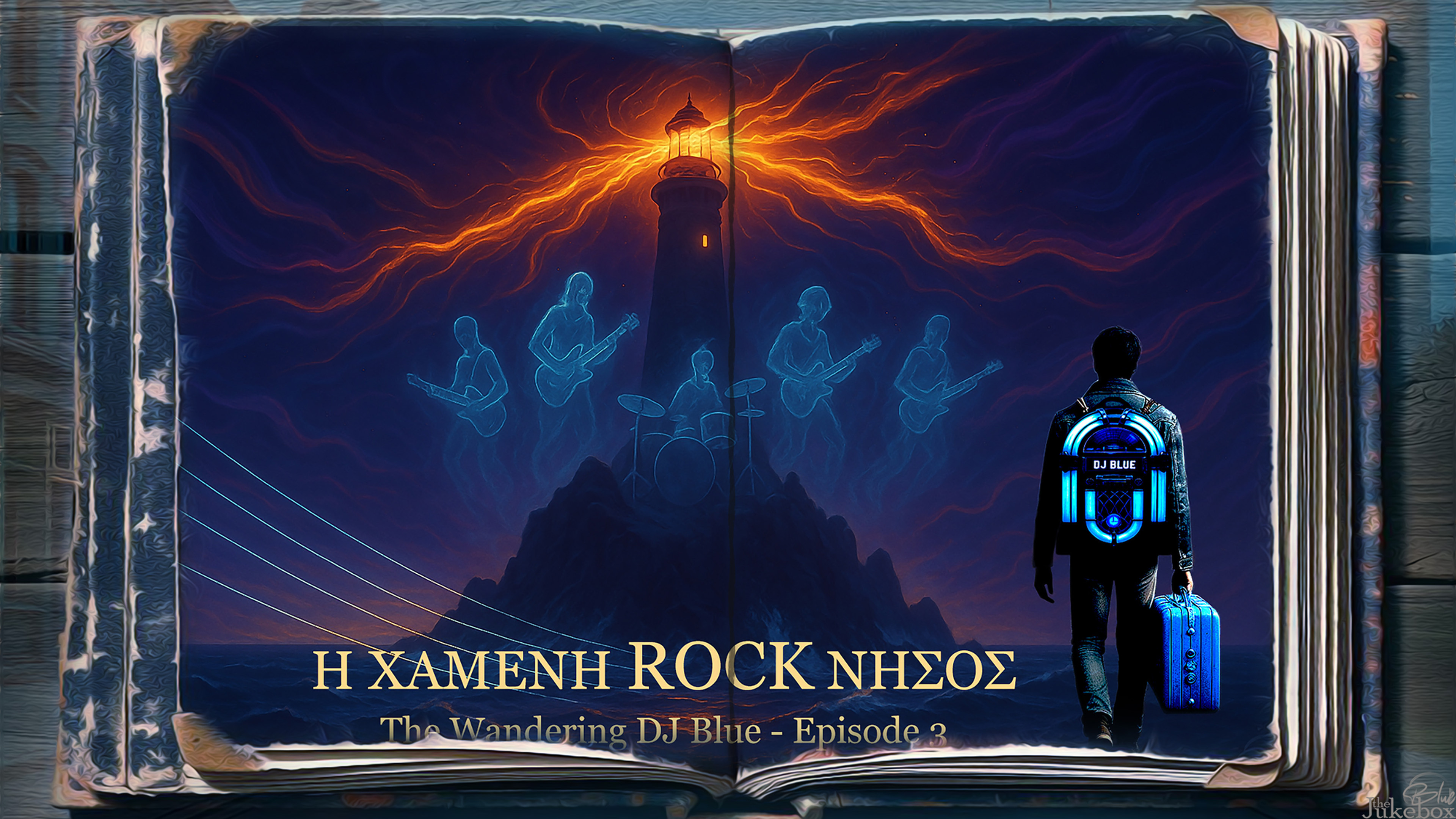The Wandering DJ Blue Episode 3 - Η Χαμένη Ροκ Νήσος | the blue jukebox