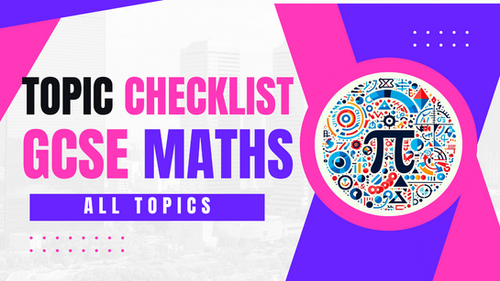 Complete Topic Checklist For GCSE Maths | All You Need To Know | Pls Tutors