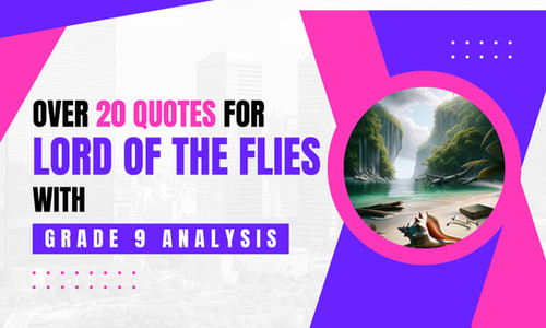 GCSE English Lit: 20+ Lord of The Flies Quotes With Grade 9 Analysis ...