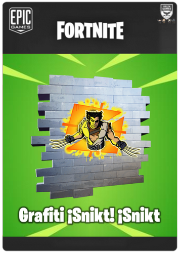 Fortnite SNIKT! SNIKT! Spray Código Epic Games | DELTA GAMES