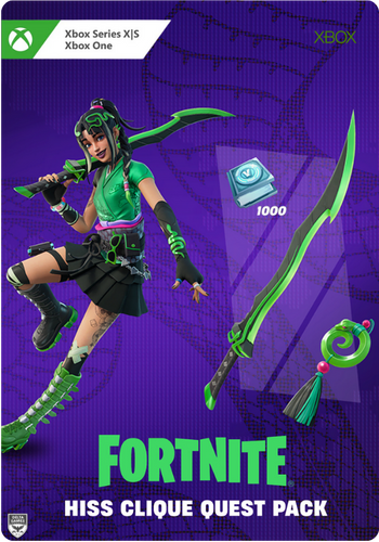 Fortnite Hiss Clique Quest Pack Skin Xbox | DELTA GAMES
