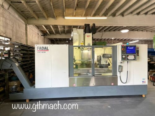 2006 Fadal VMC 6030 CNC Machining Center With 4th Axis Side Mounted ...