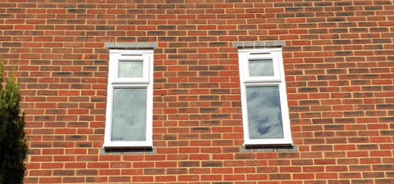 Bevelled frame uPVC windows