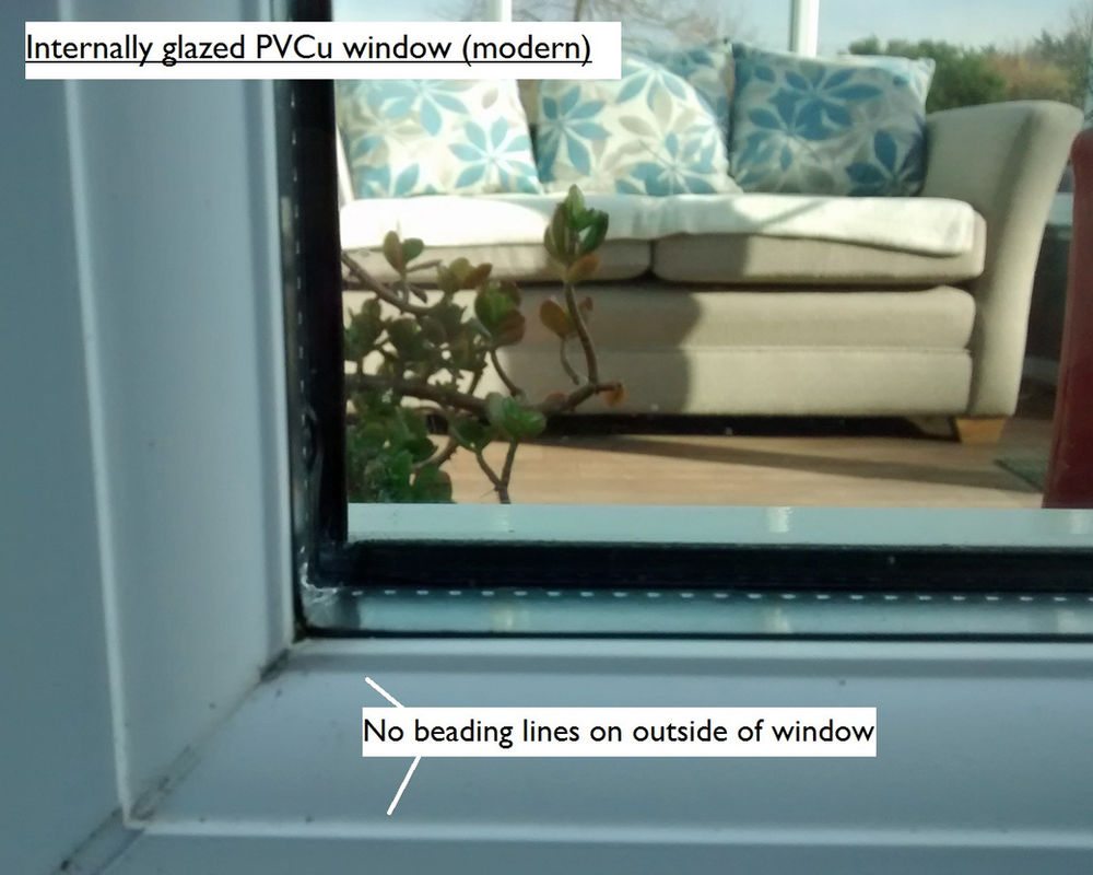 How to tell whether your windows are internally glazed or externally glazed
