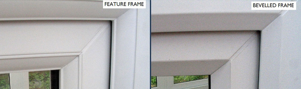 UPVC window frames: bevelled and feature – what’s the difference?