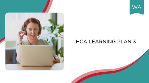 HCA Learning Plan 3 | Virtual Skills Labs | Cornerstone
