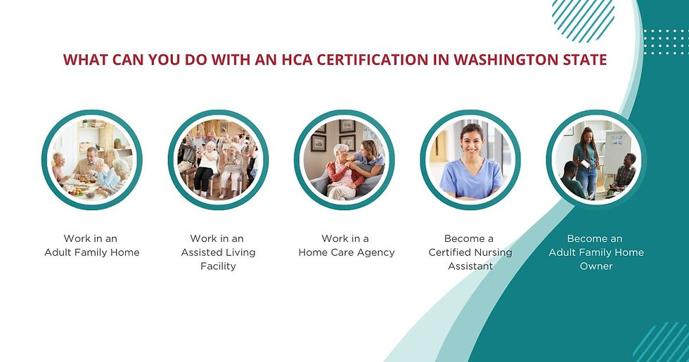 What Can You Do with an HCA Certification in Washington State?