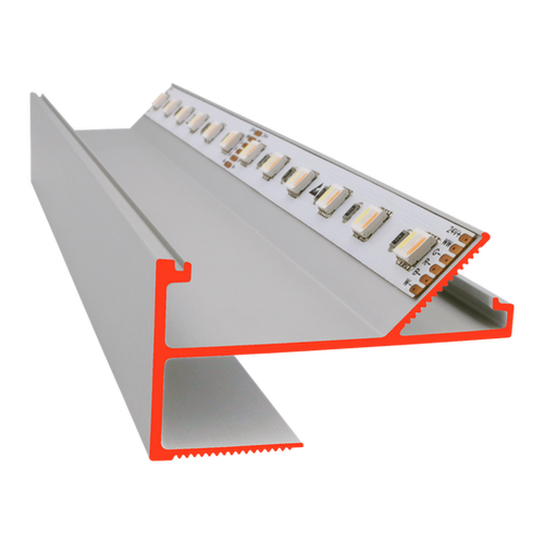 LED-Profil VTL für Vouten 2m, Lichtbänder bis 18mm, Aufnahme für 12,5mm ...