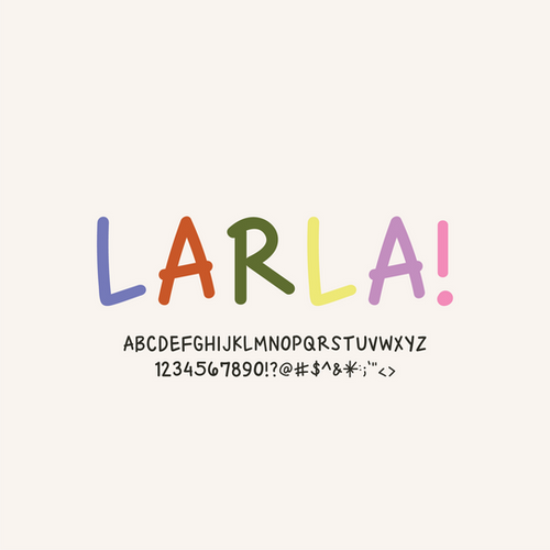 Larla Typeface | aviva-atri