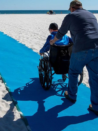 AccessMat | AccessRec ADA Beach Access Mat and Matting System