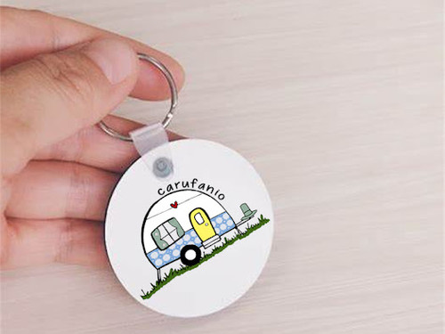 Cylch Allwedd CARUfanio Keyring | Clyd