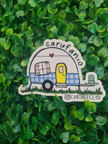 Sticer Car 'CARUfanio' Bumper Sticker | Clyd