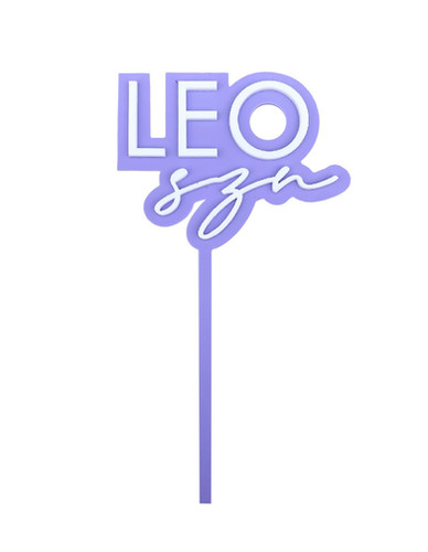 LEO CAKE TOPPER | signandco