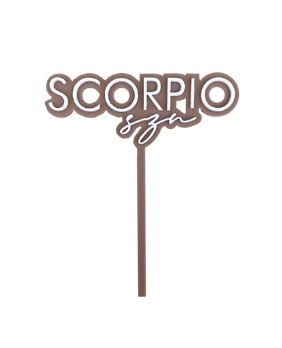 SCORPIO CAKE TOPPER | signandco