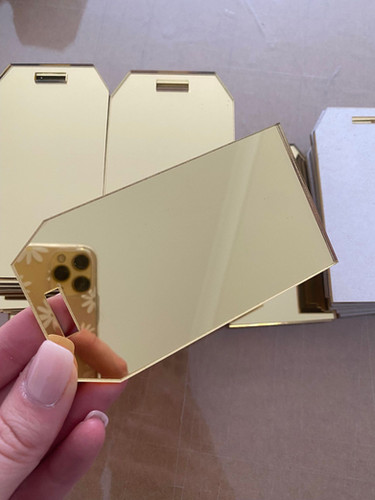 60 X BLANK GOLD TAGS | signandco
