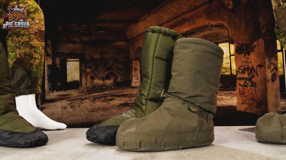 CARINTHIA G-LOFT WINDSTOPPER BOOTIES & SNUGPAK INSULATED TENT BOOTS