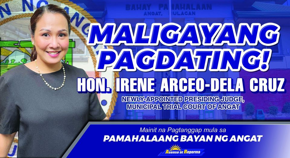 Maligayang Pagdating sa Bagong Talagang Hukom sa Pambayang Hukuman