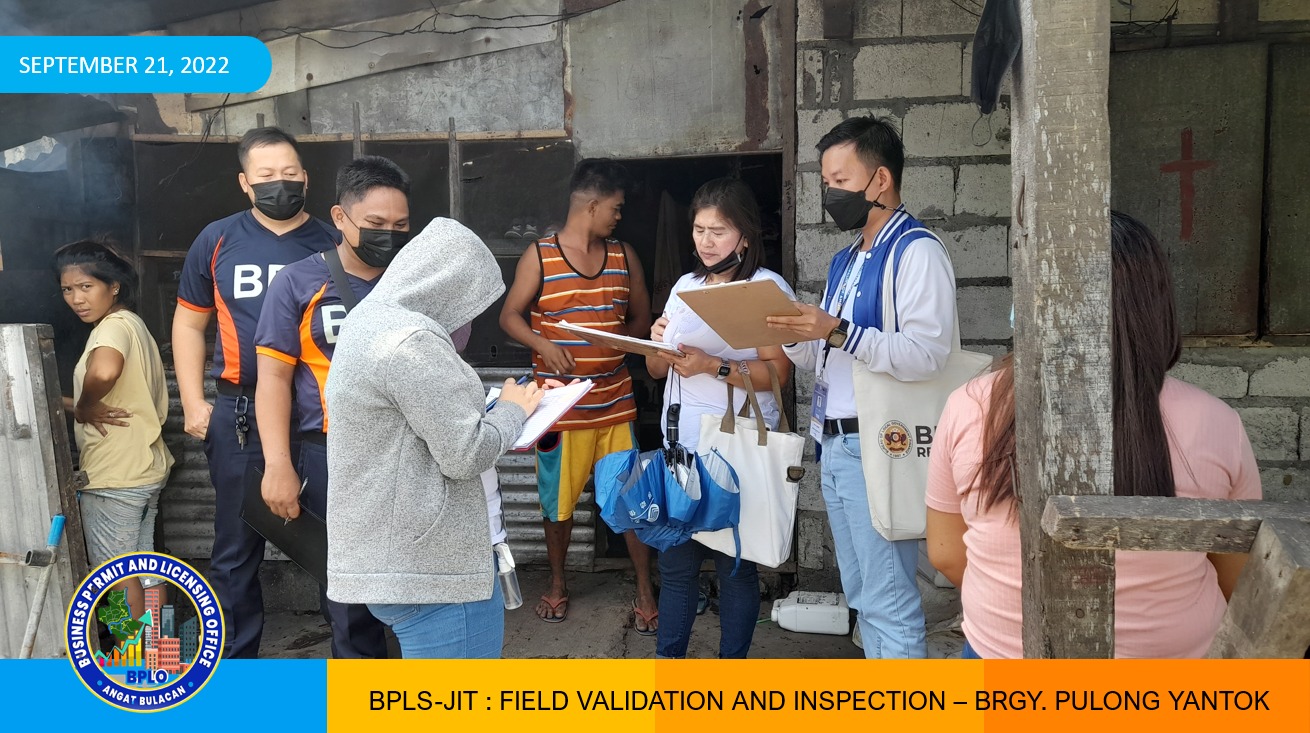 Field Validation and Inspection sa Barangay Pulong Yantok