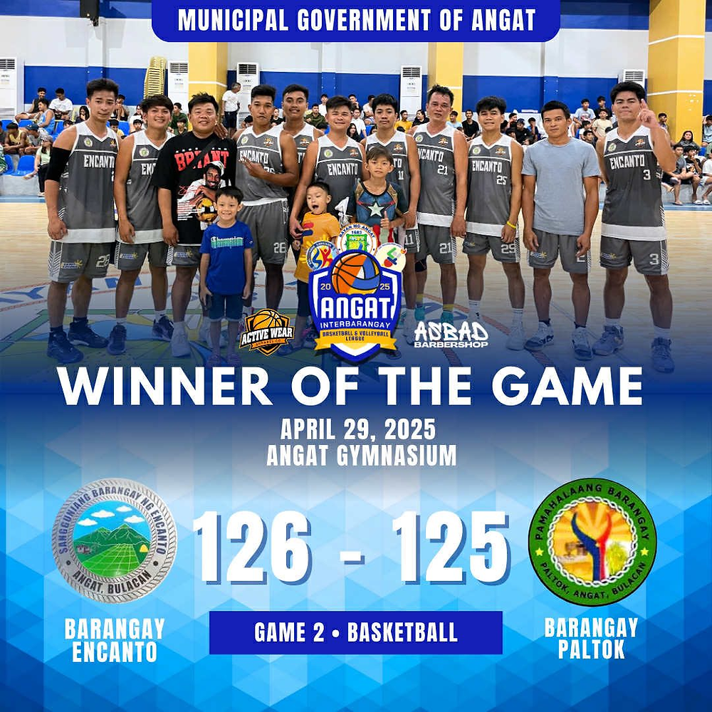 GAME RESULT | APRIL 29, 2025 BASKETBALL (ENCANTO VS PALTOK)