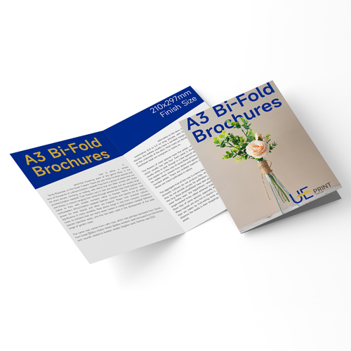 High-Quality A3 Folding Brochures | Custom Printing - UE Print