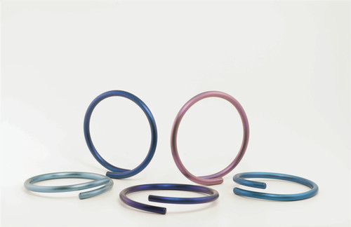 Anodised Titanium Loop Bangle | Vanessa R Williams