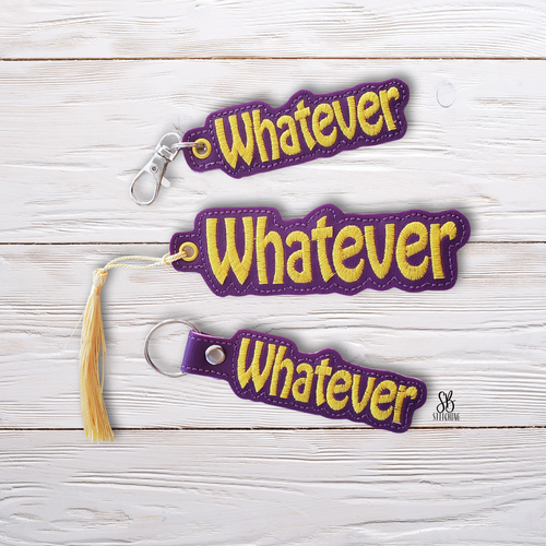 Whatever Set Machine Embroidery Design | SB Stitching