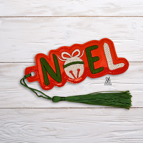 Noel Bookmark Machine Embroidery Design | SB Stitching