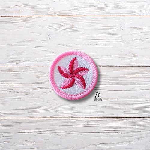 Plumeria Mini Patch Machine Embroidery Design | SB Stitching