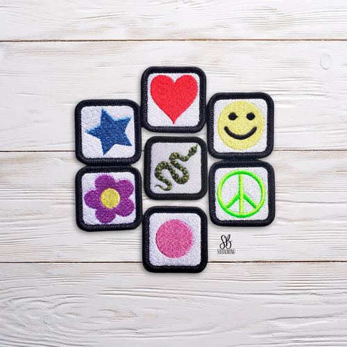 Accent Bead Mini Patch Set Machine Embroidery Design | SB Stitching