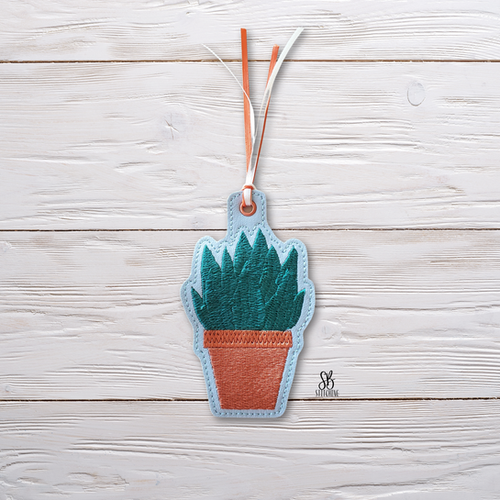 Agave Bookmark Machine Embroidery Design | SB Stitching