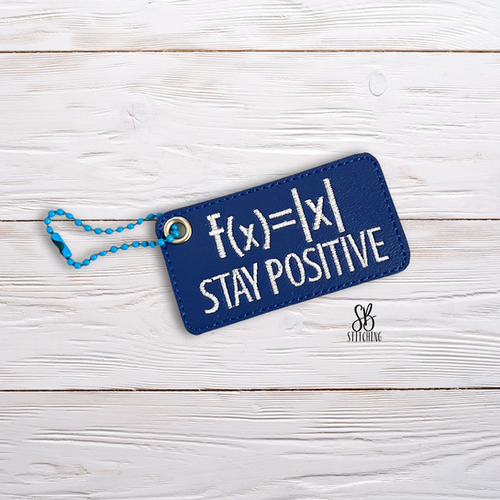 Stay Positive Eyelet Embroidery Design | SB Stitching