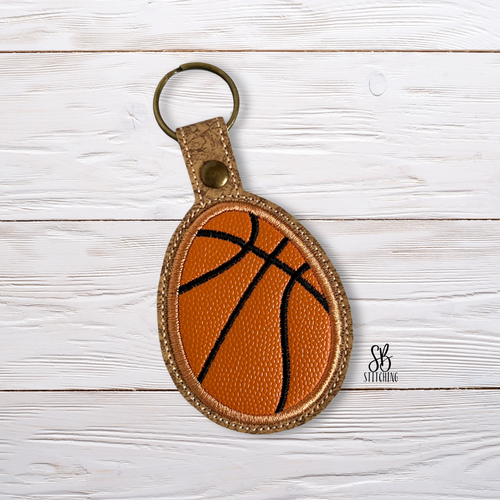 Basketball Egg Eyelet Embroidery Design | SB Stitching