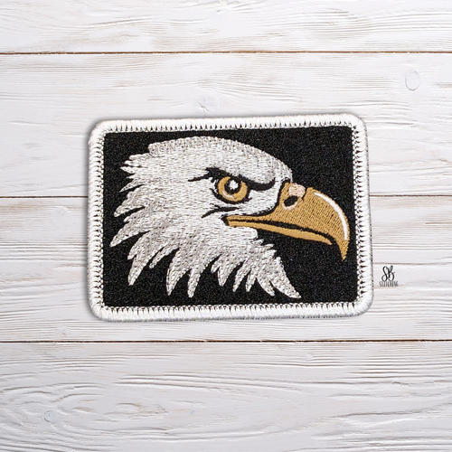 Eagle Head Patch Machine Embroidery Design | SB Stitching