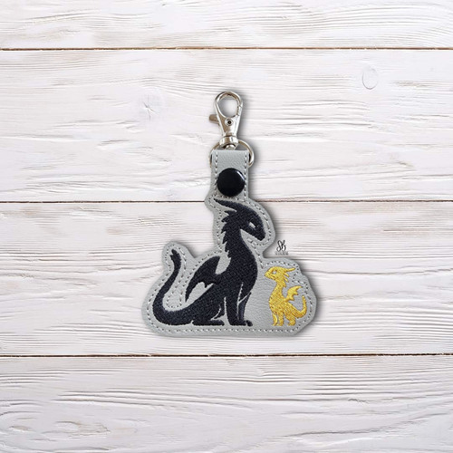 Dragons Snaptab Machine Embroidery Desig | SB Stitching