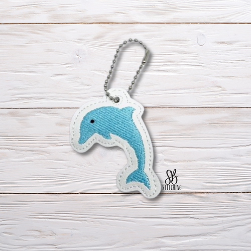 Dolphin Charm Machine Embroidery Design | SB Stitching