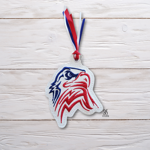 Eagle Bookmark Machine Embroidery Design | SB Stitching