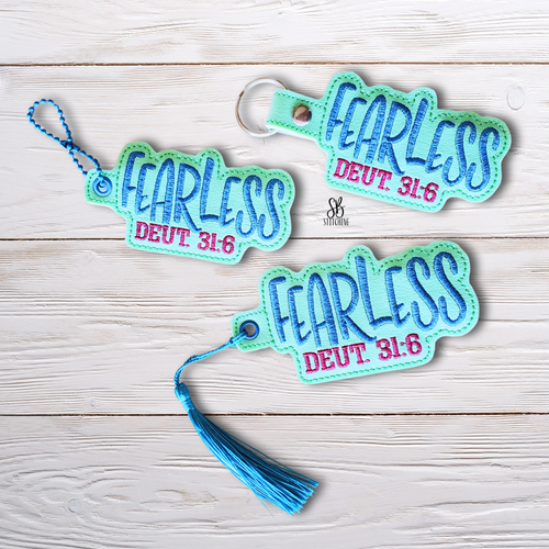 Fearless Set Machine Embroidery Design | SB Stitching