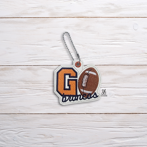Go Broncos Eyelet Machine Embroidery Design | SB Stitching