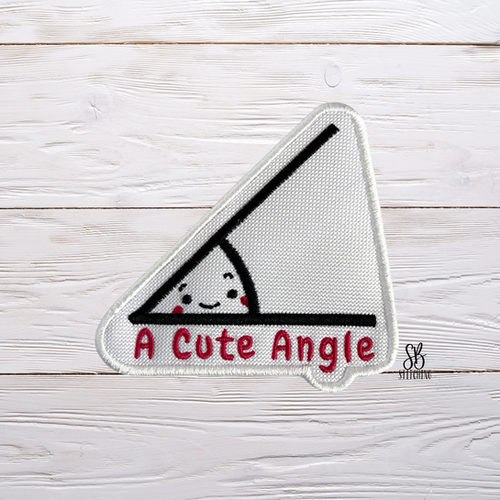 A Cute Angle Patch Machine Embroidery Design | SB Stitching
