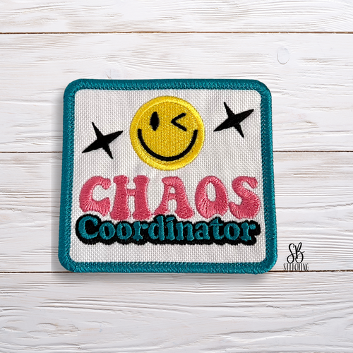 Chaos Coordinator Patch Machine Embroidery Design | SB Stitching