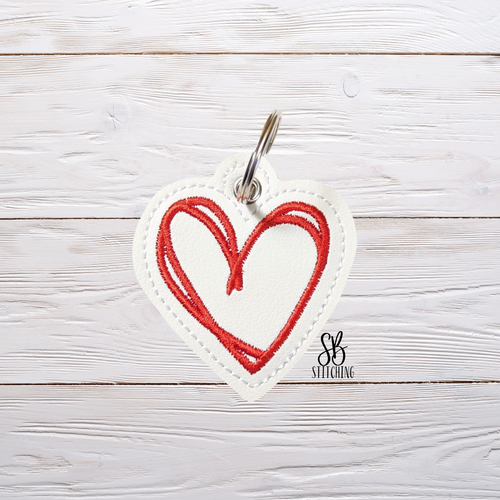 Heart Eyelet Embroidery Design | SB Stitching