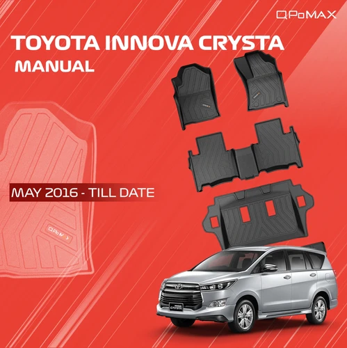 TOYOTA Innova Crysta Manual Mats | Q Po India
