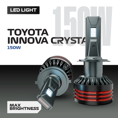 Buy QPo Glo Toyota Innova Crysta LED Headlights & Crysta Accessories