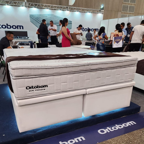 Cama Box QUEEN New Freedom Ortobom | dropmoveis