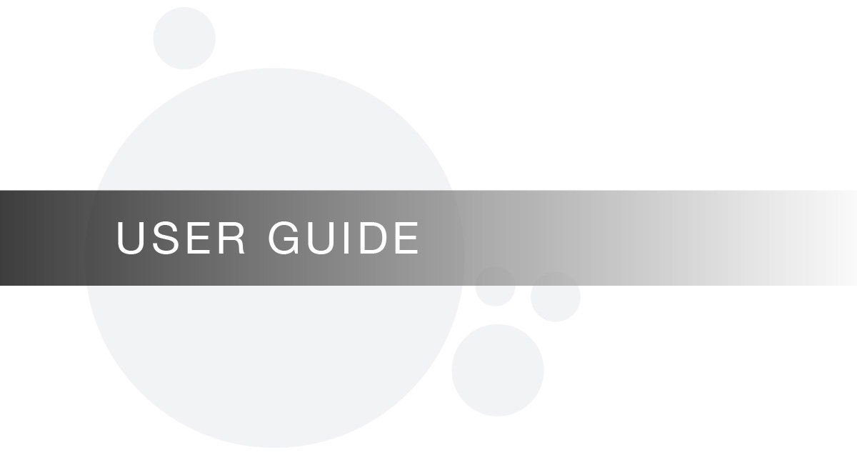 User Guide Design for Biotechnology