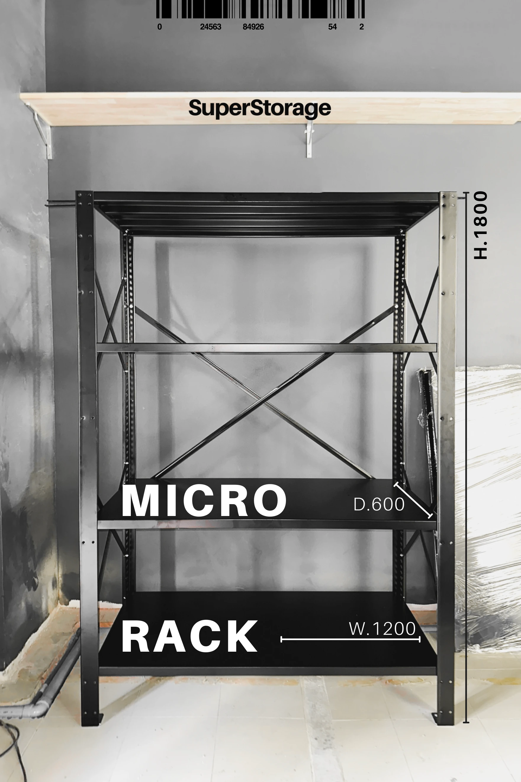 ชั้นวางของ Micro rack ใช้กับบาร์ขนาดเล็ก