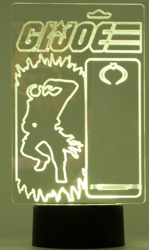 GI JOE Light up card back, BAT | JC's Toy Box