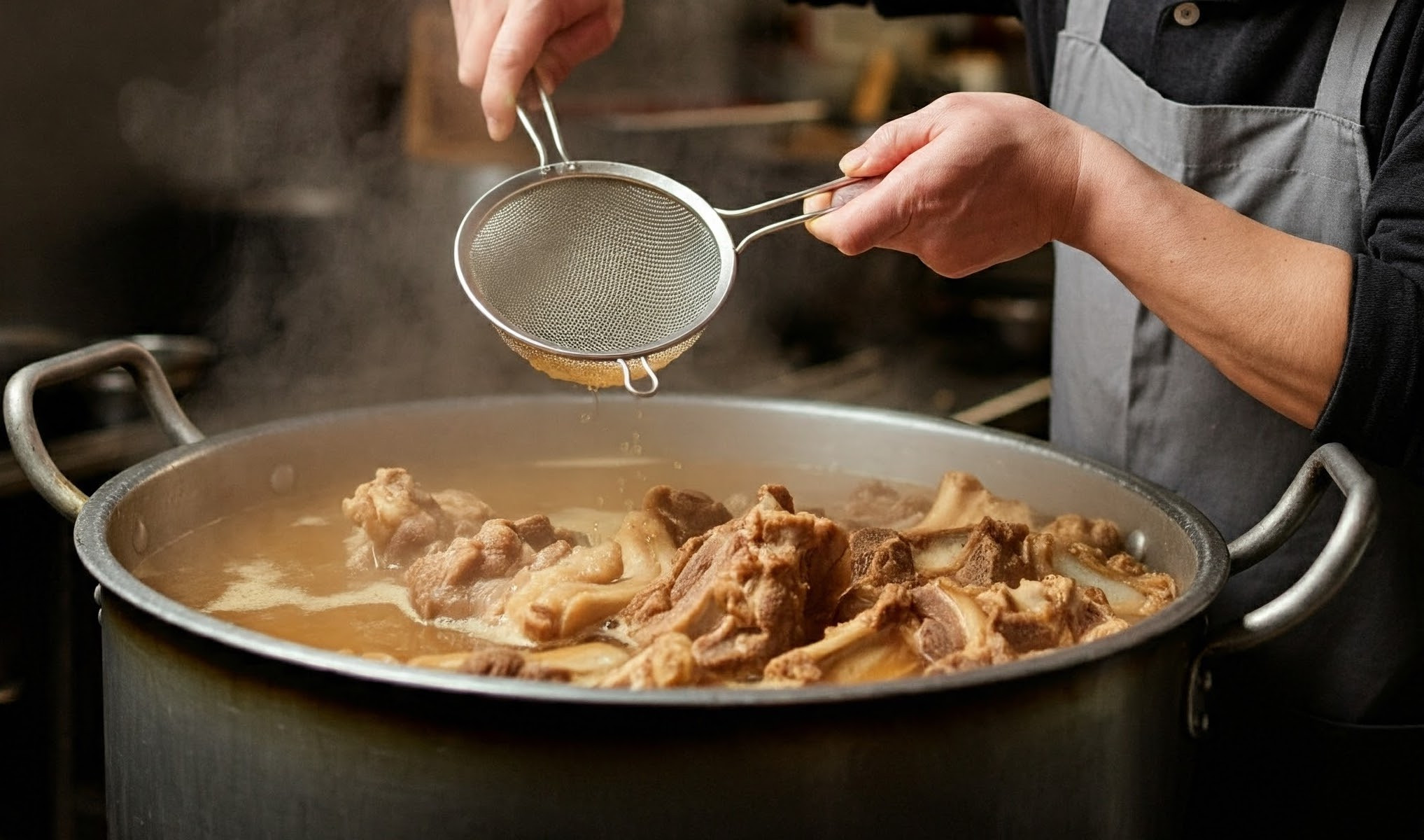 The Importance of Cleaning Pork Bones in Tonkotsu Ramen Broth